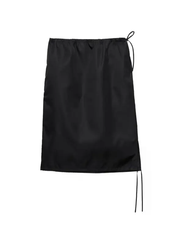 Prada Re-nylon Pencil Skirt - Black