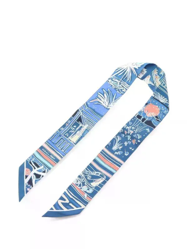 Hermès 2010s Rayures D'ete Twilly Scarf