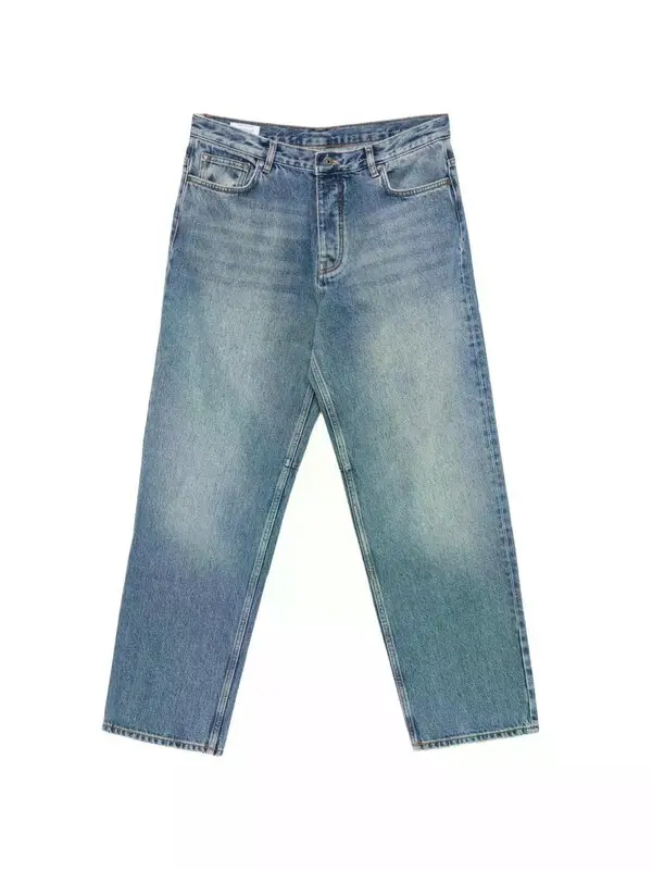 Off-White Arrows Motif Cotton Jeans