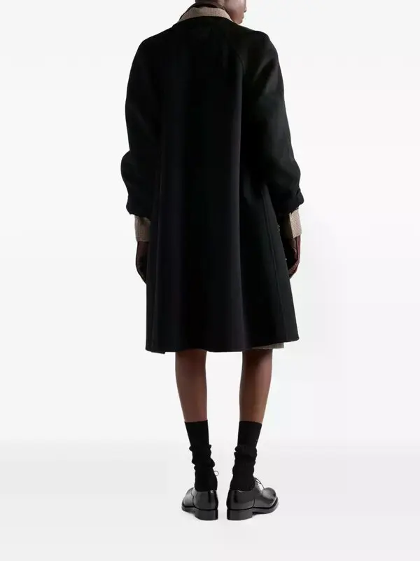 Prada Single-breasted Double Cashmere And Wool Coat