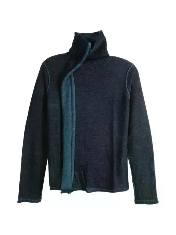 Y’s Asymmetrical High-neck Sweater