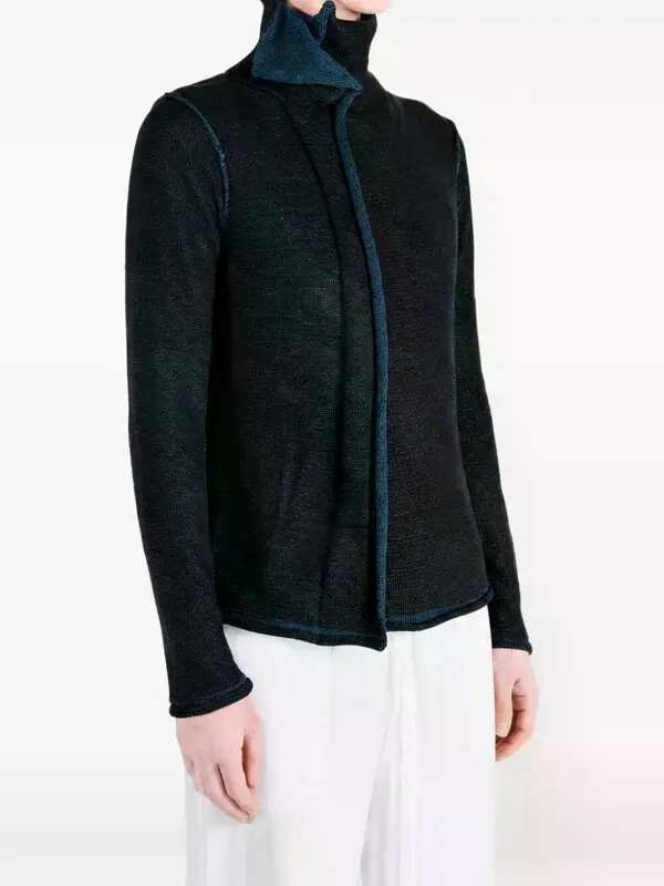 Y’s Asymmetrical High-neck Sweater