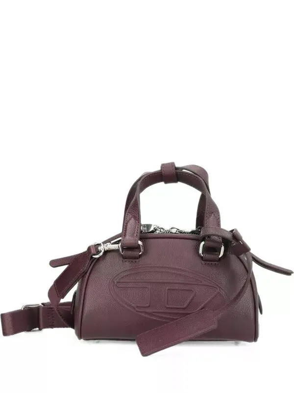 DIESEL® 1dr Pebbled Leather Mini Bag - Red