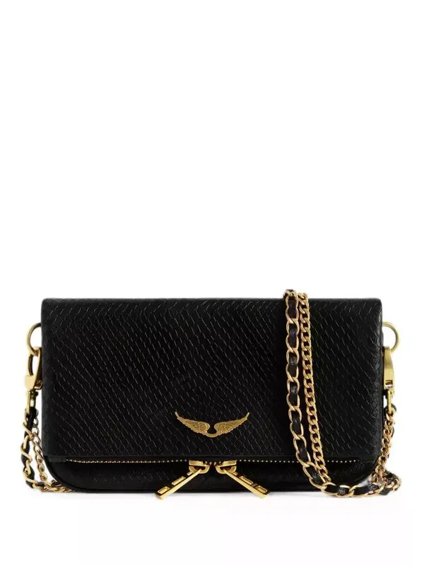 Zadig&Voltaire Rock Mini Soft Wild Clutch - Black