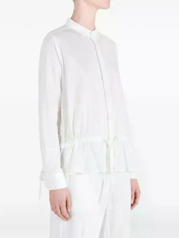 Y’s Drawstring Peplum-hem Shirt