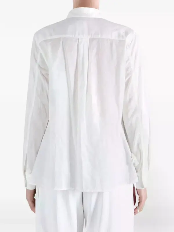 Y’s Drawstring Peplum-hem Shirt