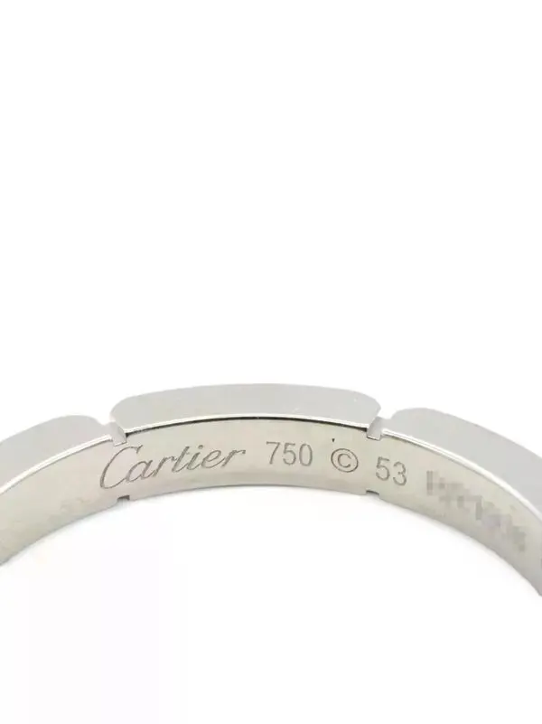 Cartier 18k White Gold Diamond Ring - Silver