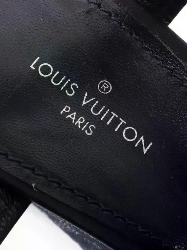 LOUIS VUITTON 2017 Monogram Wedge Sandals
