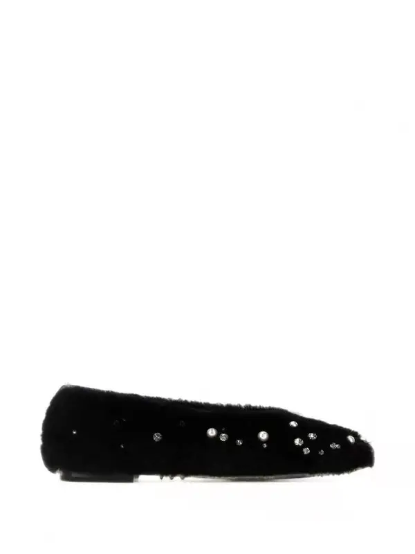JIMMY CHOO Margot Ballet Flats - Black