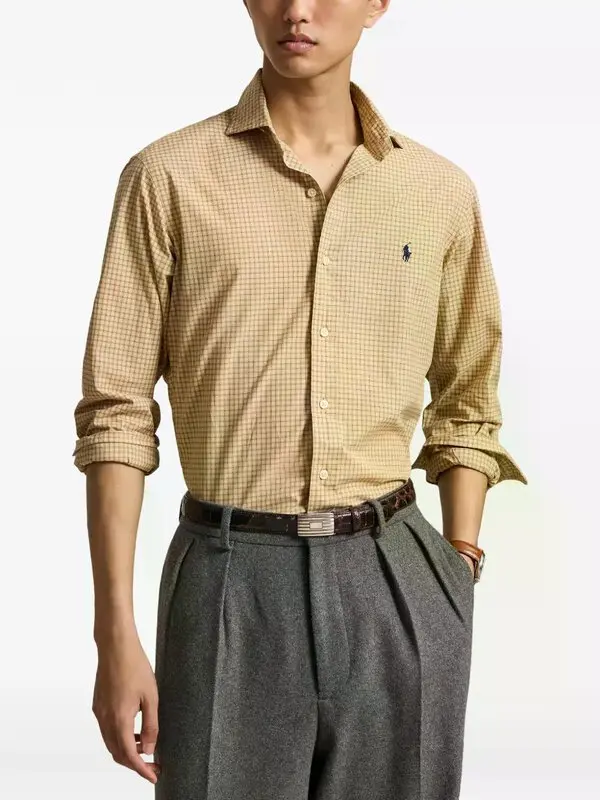 Polo Ralph Lauren Custom-fit Checked Poplin Shirt