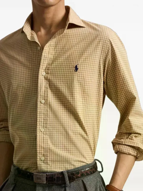Polo Ralph Lauren Custom-fit Checked Poplin Shirt