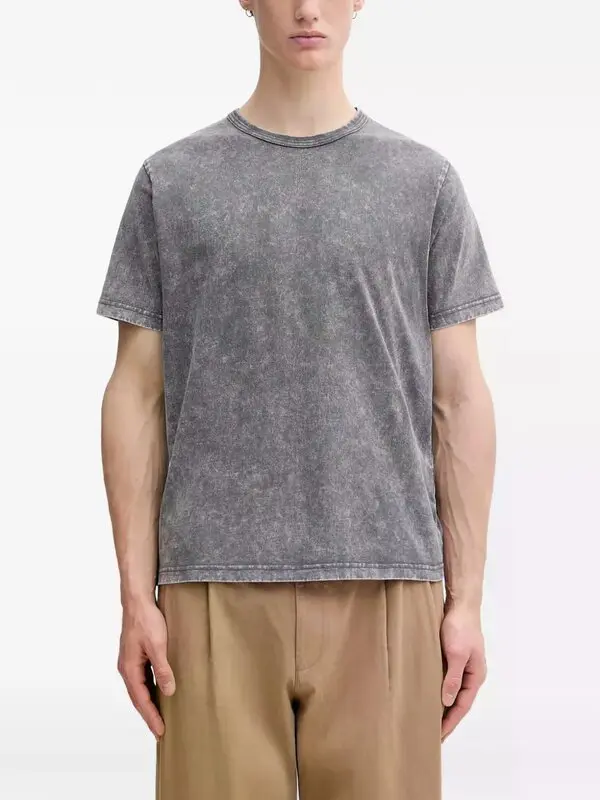 BEAMS Acid-wash T-shirt - Black