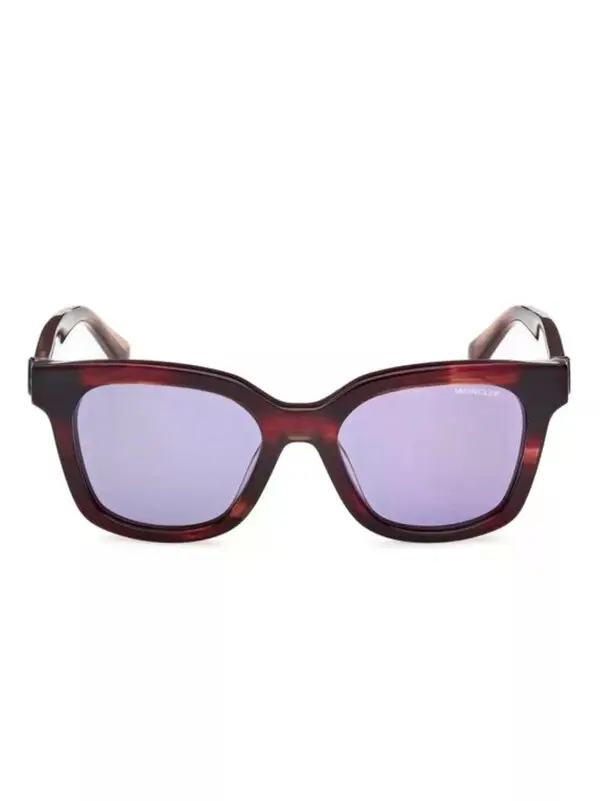 Moncler Square Frame Sunglasses - Brown