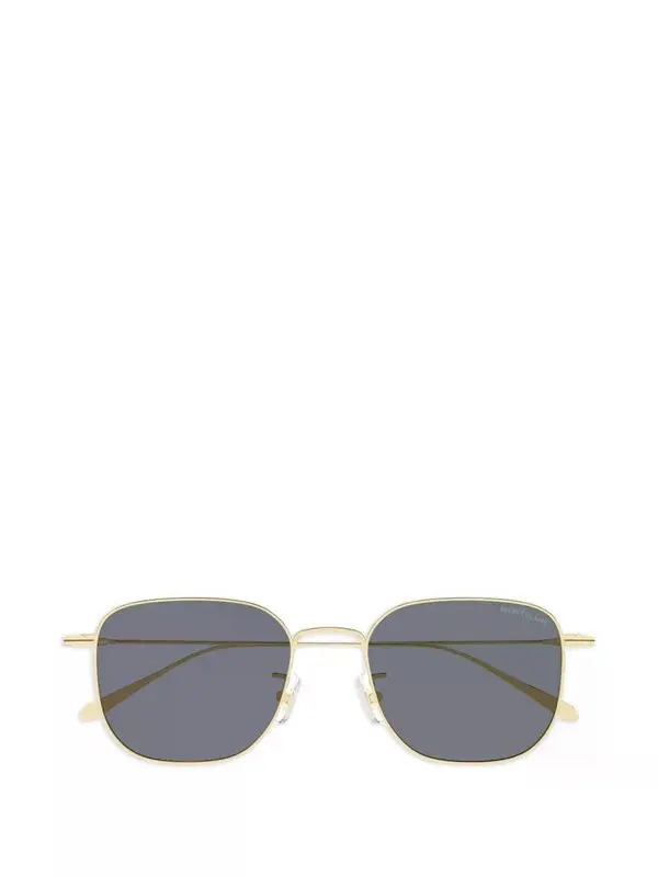 Montblanc Geometric-frame Sunglasses - Gold