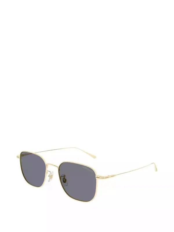 Montblanc Geometric Frame Sunglasses