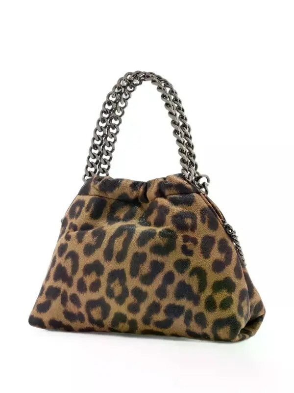 Stella McCartney Mini Falabella Leopard-print Tote Bag