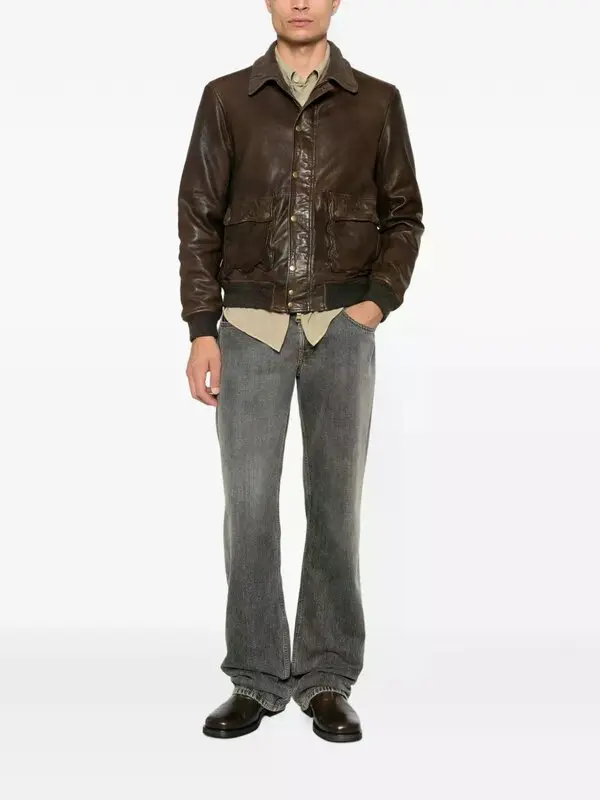 THE JACKIE LEATHERS Bomber Jacket