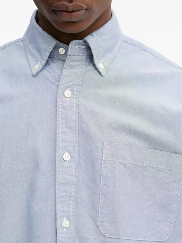 BEAMS Button-down Collar Shirt - Blue