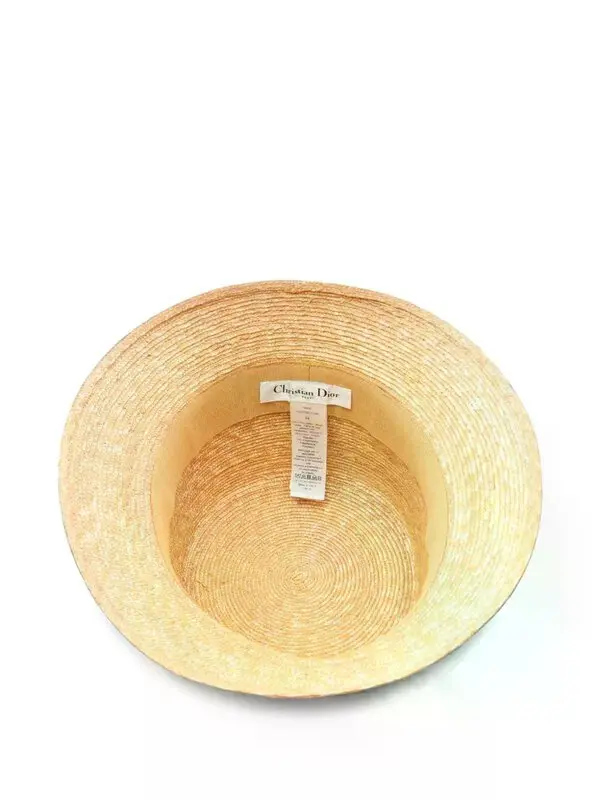 Dior 2010s Dioresort Straw Hat
