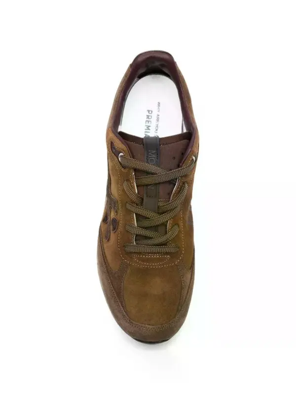 Premiata Moe Run Panelled Suede Sneakers