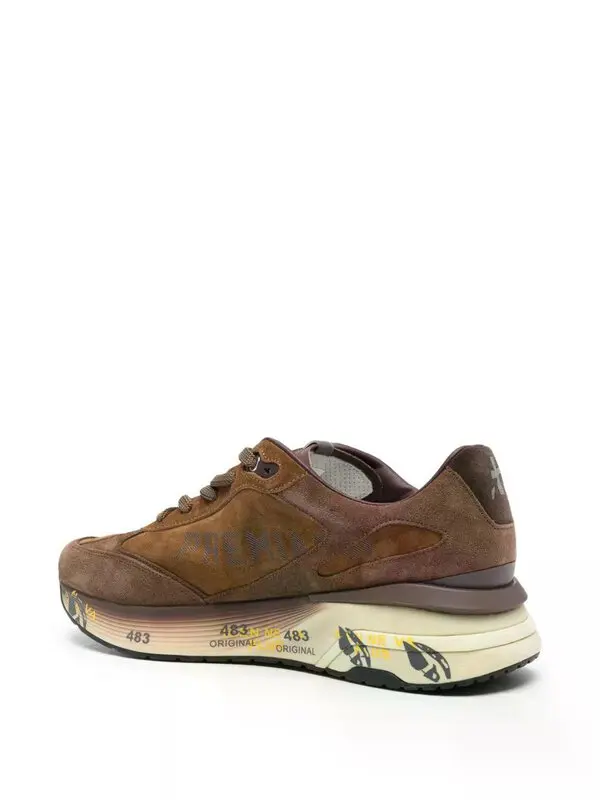 Premiata Moe Run Panelled Suede Sneakers