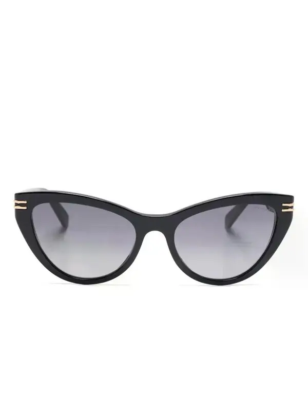 BVLGARI Cat Eye Sunglasses - Black