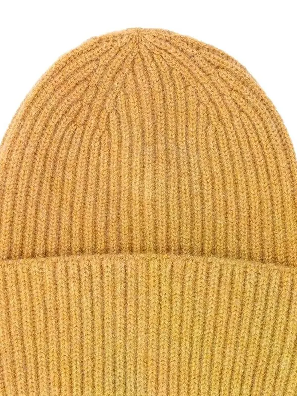 Fedeli Ribbed-knit Cashmere Beanie Hat - Neutrals