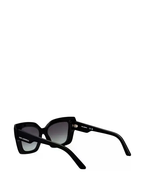 Karl Lagerfeld Logo-print Square-frame Sunglasses