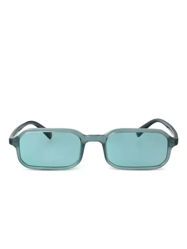 Emporio Armani Rectangle Acetate Sunglasses - Blue