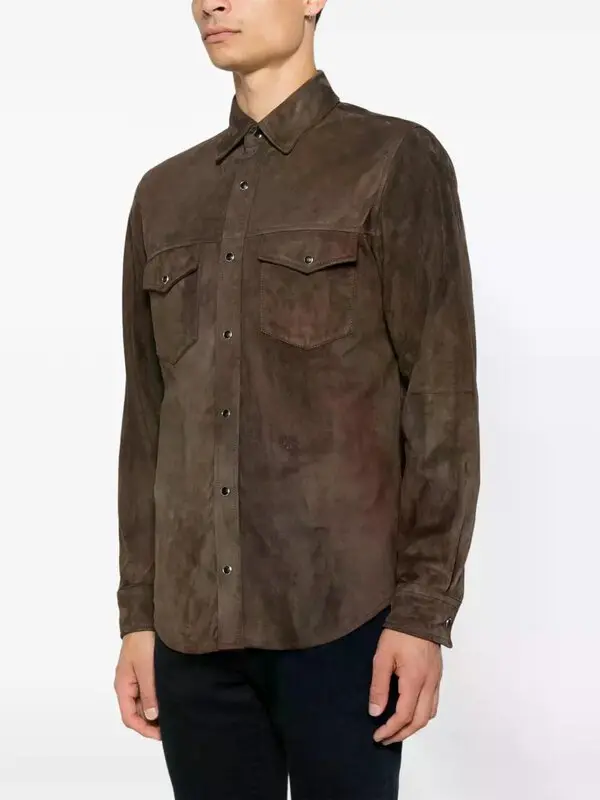 Jacob Cohen Suede Shirt Jacket