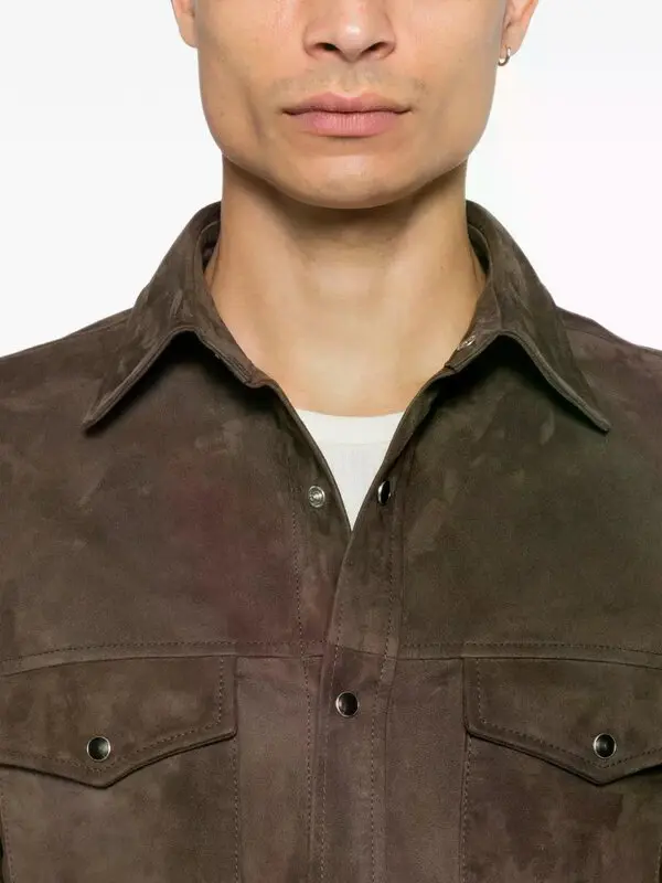 Jacob Cohen Suede Shirt Jacket