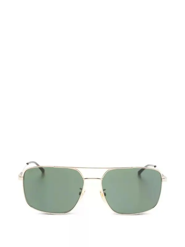 Gucci Square Frame Sunglasses - Gold