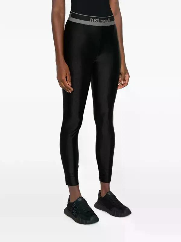 Just Cavalli Logo-waistband Leggings