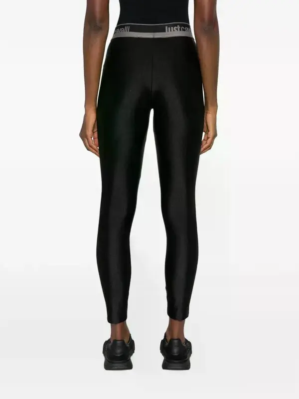 Just Cavalli Logo-waistband Leggings