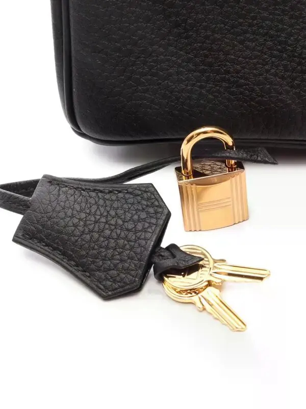 Hermès 25 Birkin Togo Handbag - Black