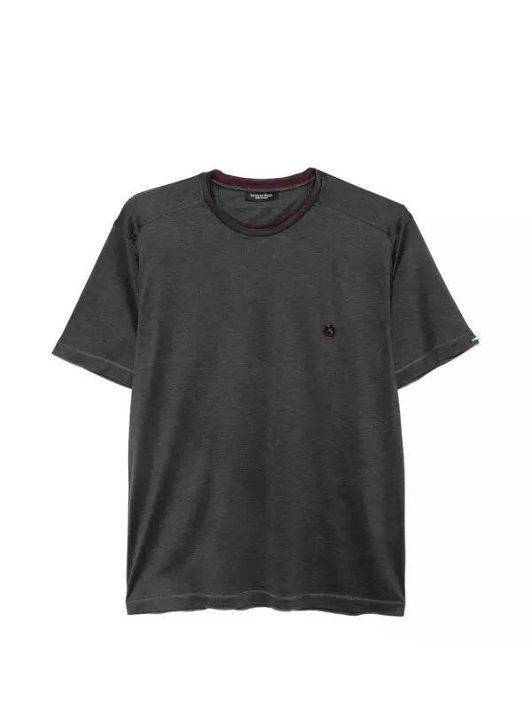 Stefano Ricci Logo-plaque T-shirt - Grey