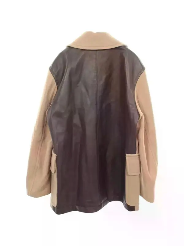 Hermès 2010s Color-block Pea Coat