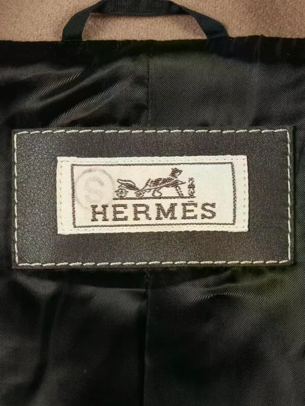Hermès 2010s Color-block Pea Coat