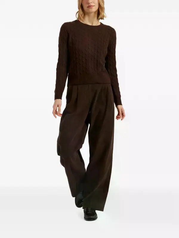 Chinti & Parker Cable-knit Cashmere Sweater
