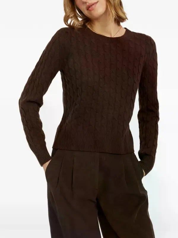 Chinti & Parker Cable-knit Cashmere Sweater