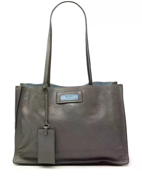 Prada Glace Calf Etiquette Tote Bag