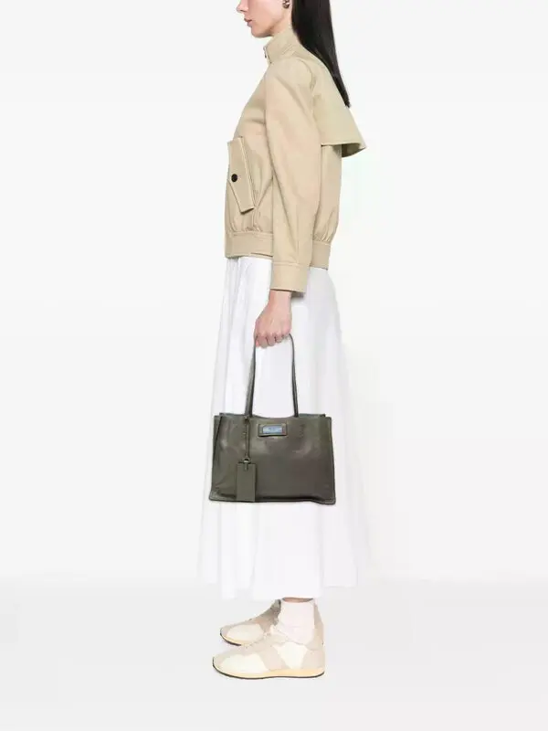 Prada Glace Calf Etiquette Tote Bag