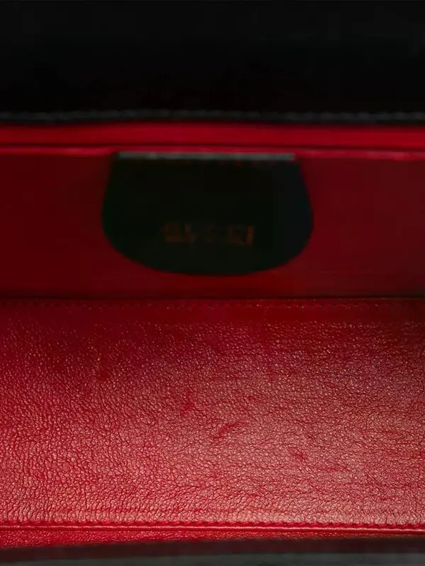 Gucci 20th Century Smooth Calfskin Lady Lock Satchel