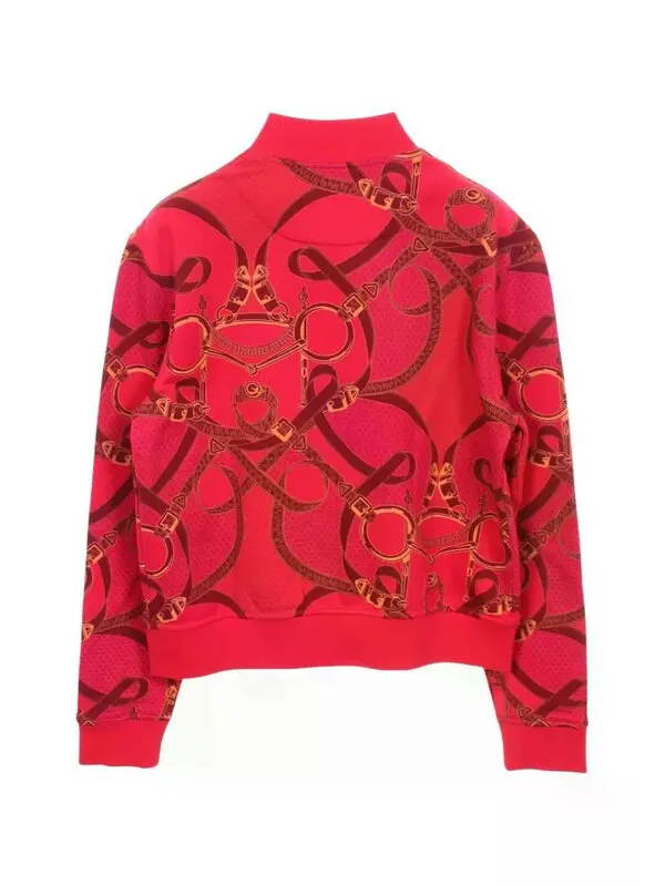 Hermès 2010s Eperon D'or Finesse Bomber Jacket