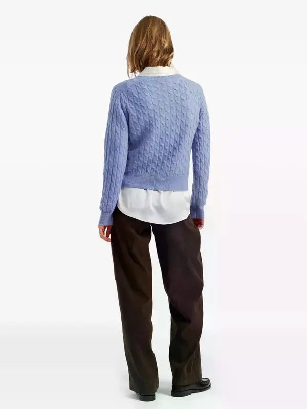 Chinti & Parker Cable Knit Cashmere Cardigan
