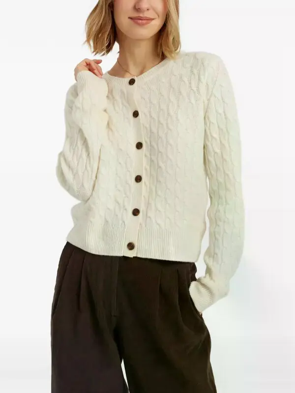 Chinti & Parker Cable-knit Cashmere Cardigan