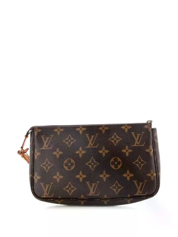 LOUIS VUITTON Pochette Accessoires Monogram Canvas Clutch Bag