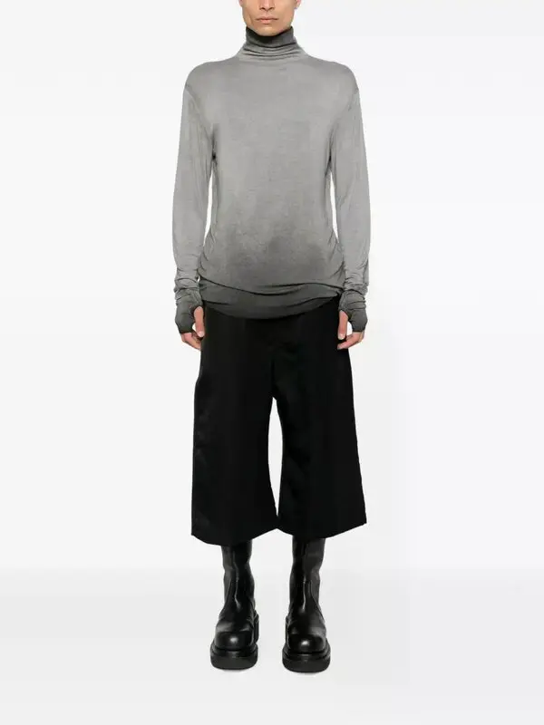 THOM KROM Drawstring Cropped Wide-leg Trousers