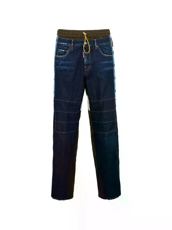 Dsquared2 Paneled Drawstring Waist Trousers - Brown