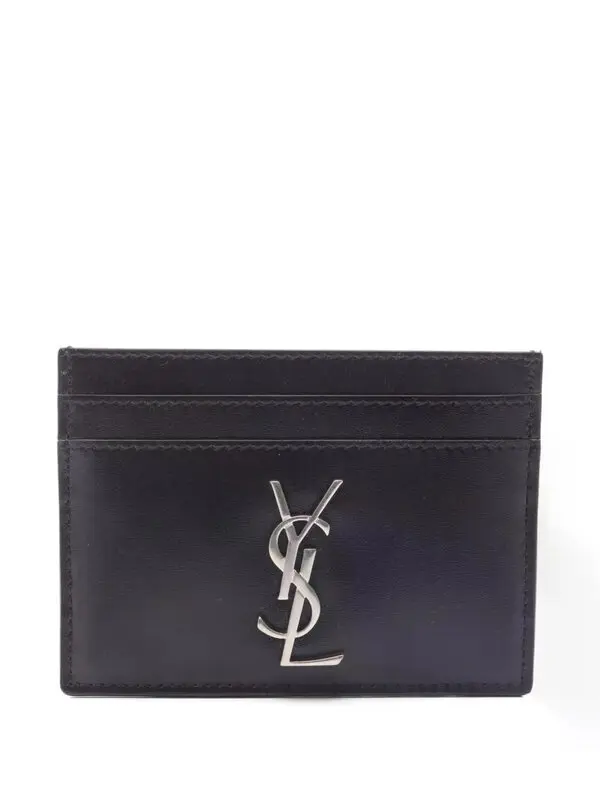 Saint Laurent 2020s Cassandra Card Holder - Black